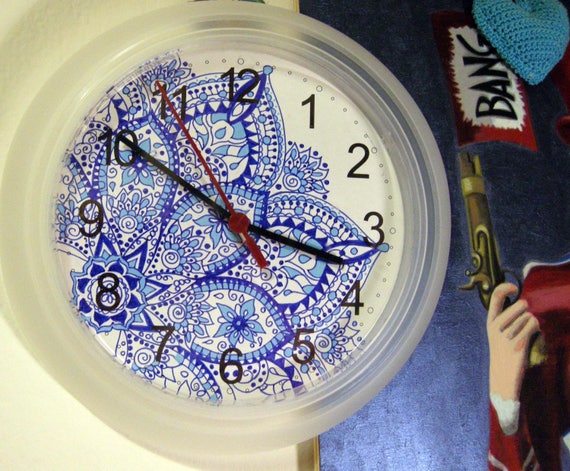 Orologio da parete decorato a mano | Etsy