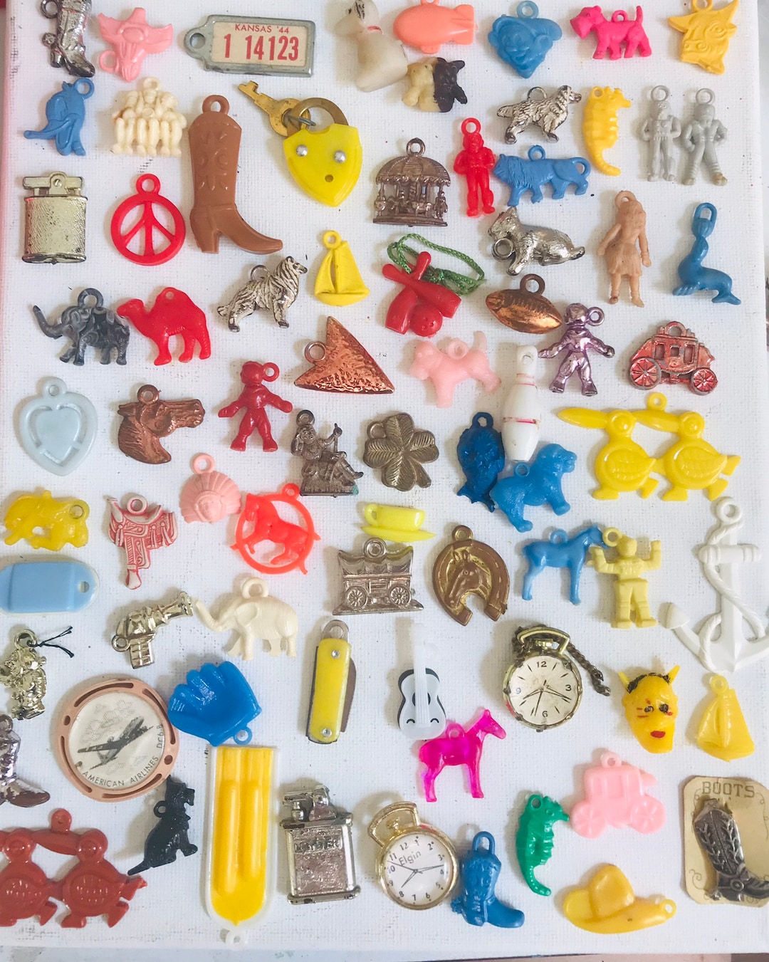 Vintage Cracker Jack Charms: Nostalgic Miniature Toy Set, Your Choice ...