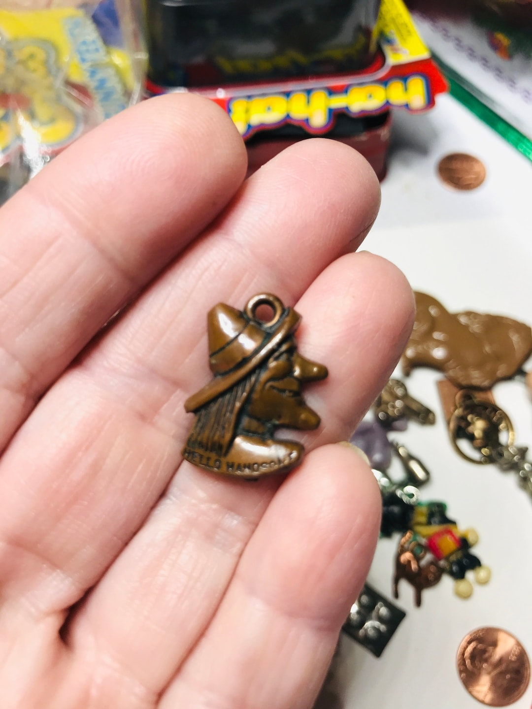Cracker Jack Charm Witch Head Charm Plastic Charm 1950s - Etsy