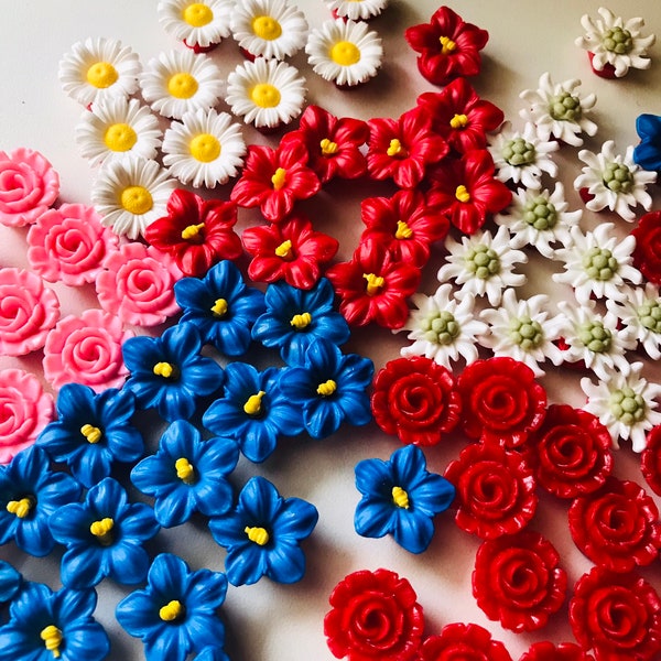 Plastic Flowers - Etsy