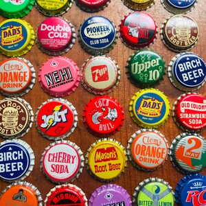 Vintage, Soda Pop, Set of 25 Bottle Caps, Old New Stock, by ...