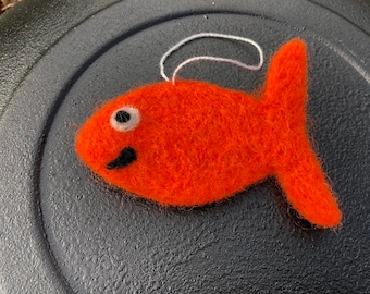 Needle felt goldfish | Etsy