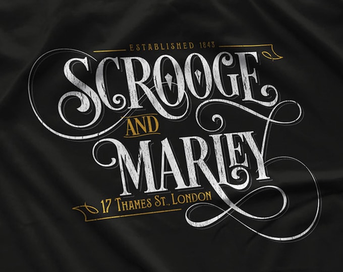 Scrooge and Marley T-shirt - Etsy