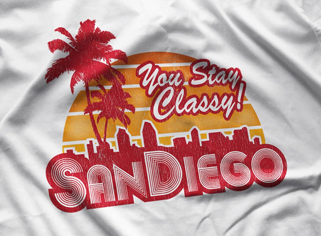 You Stay Classy! San Diego T-shirt: Anchorman Fan Art 2000s Movie Shirt ...