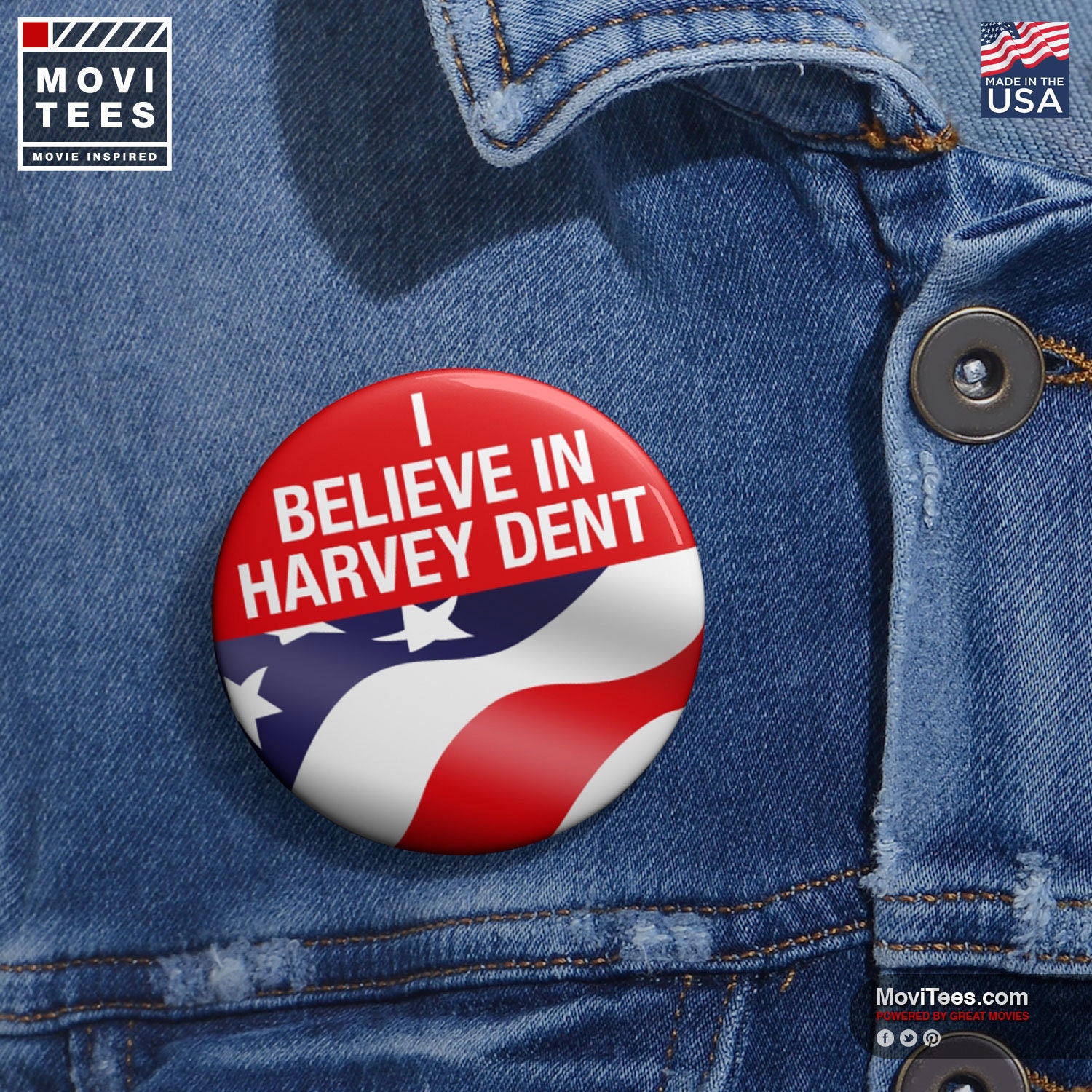 I Believe in Harvey Dent Pin Button - Etsy