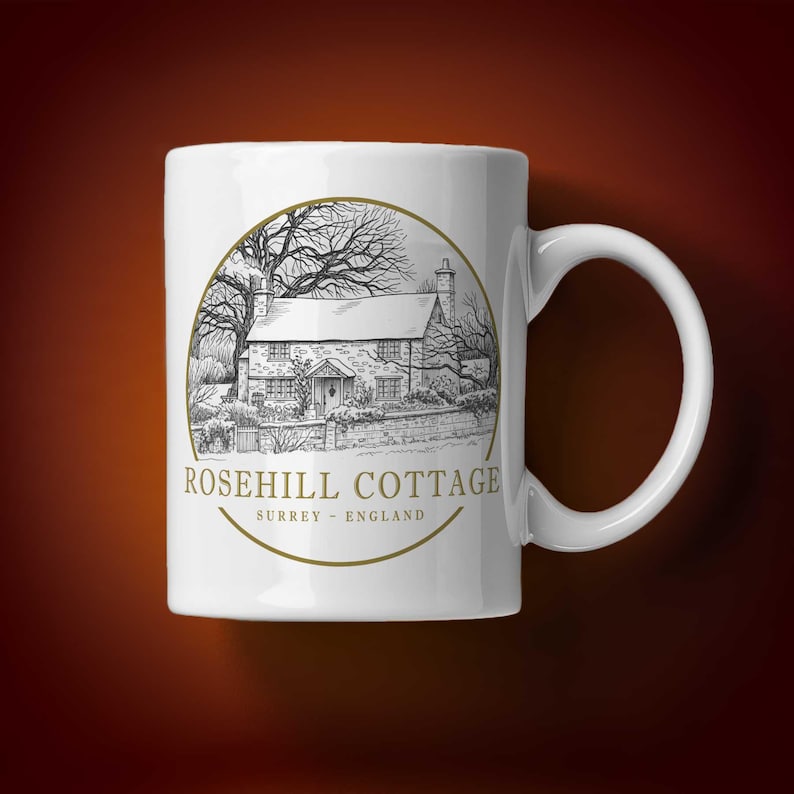 Rosehill Cottage Ceramic Mug: 2000s Movie Fan Art Coffee Cup Gift for ...
