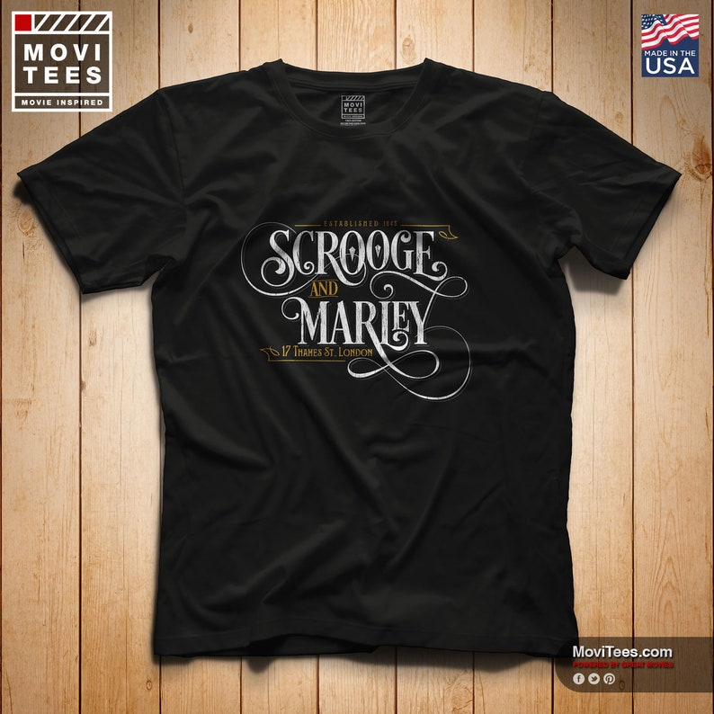 Scrooge and Marley T-shirt | Etsy