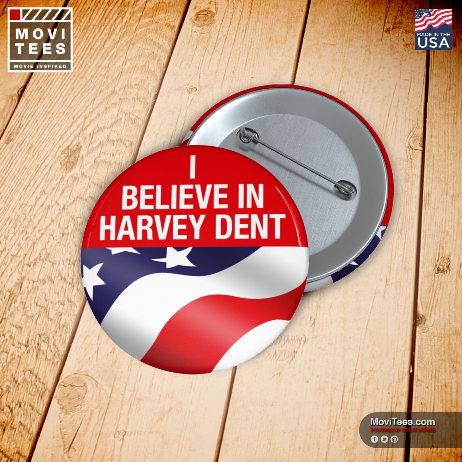 I Believe in Harvey Dent Pin Button - Etsy