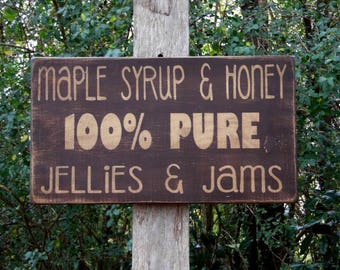 Maple syrup signs | Etsy