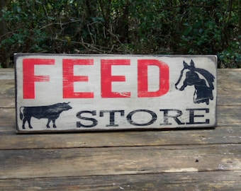 Feed store sign | Etsy
