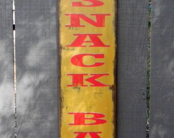 Snack bar sign | Etsy