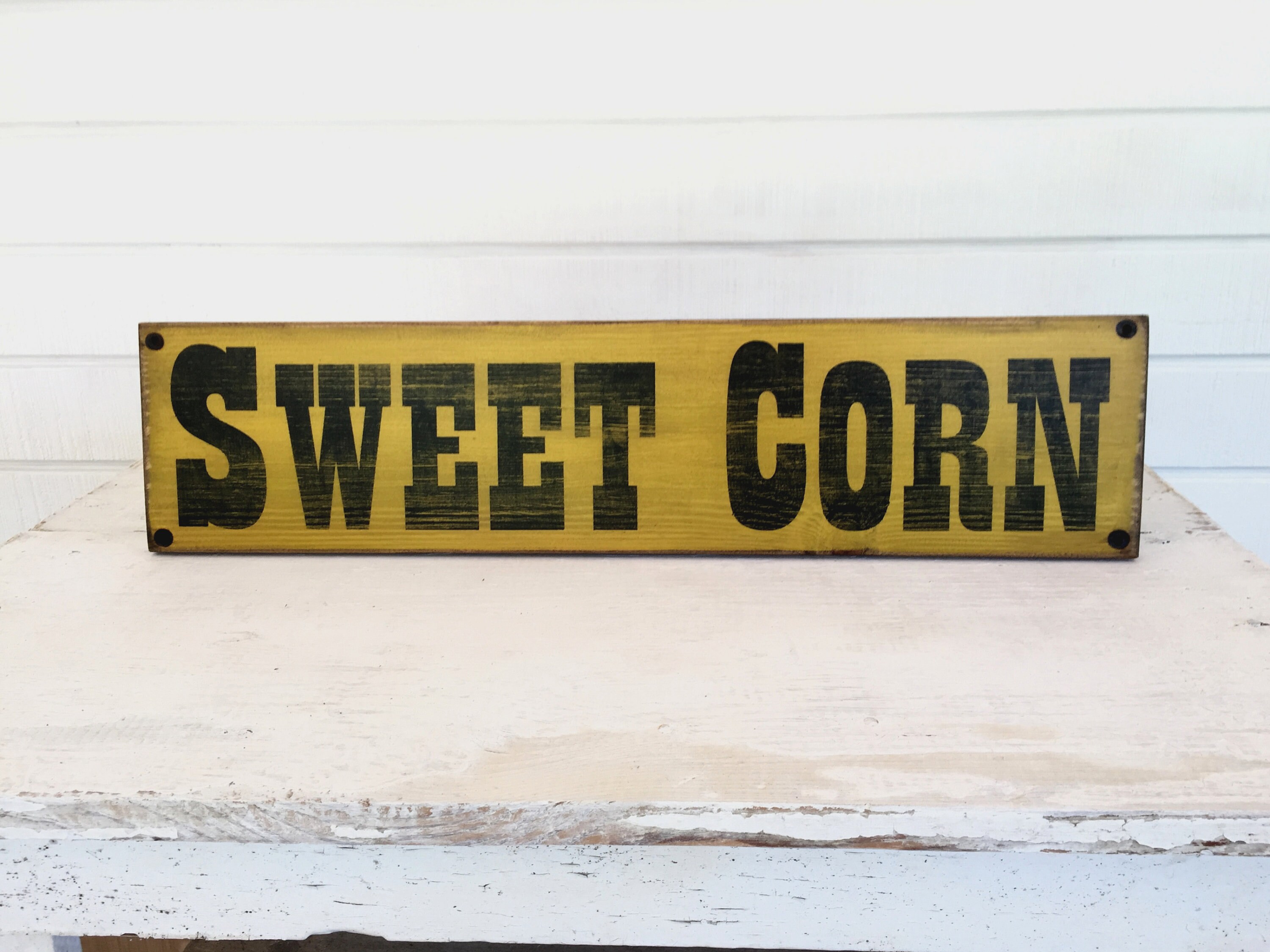 Sweet Corn Wood Sign Sweet Corn Farm Sign Distressed Sweet | Etsy