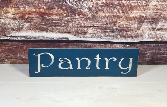 Pantry Primitive Wood Sign Vintage Sign Kitchen Sign Pantry | Etsy