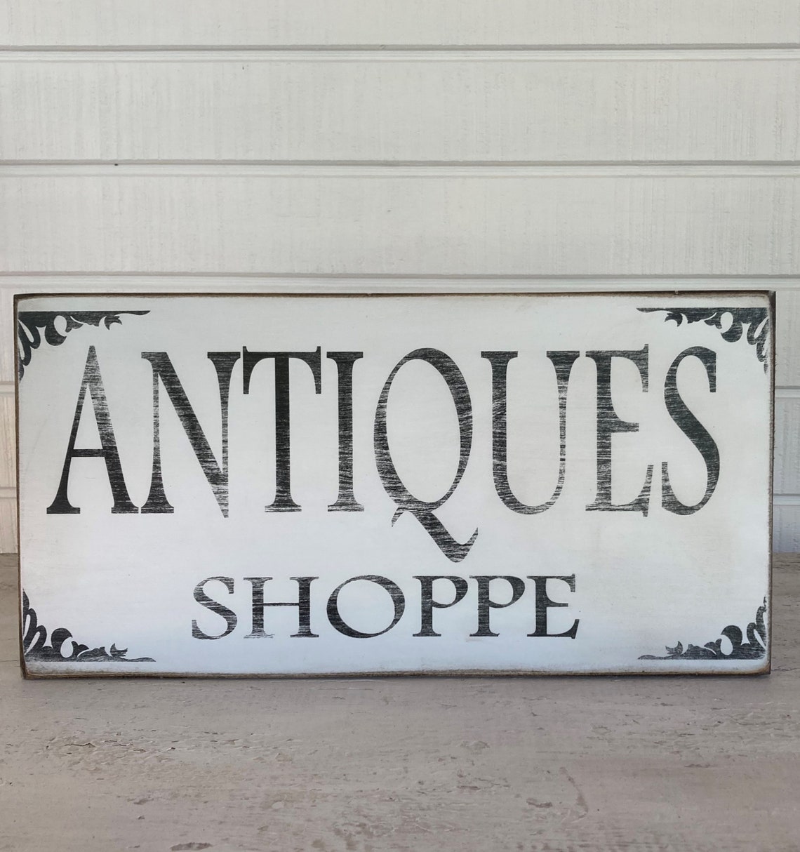 Antiques Shoppe Primitive Signs Handmade Rustic Signs | Etsy