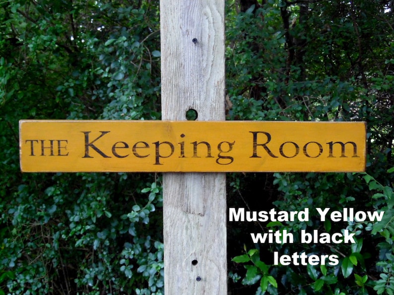 The Keeping Room Primitive Wood Signs Vintage Wall Art Rustic | Etsy