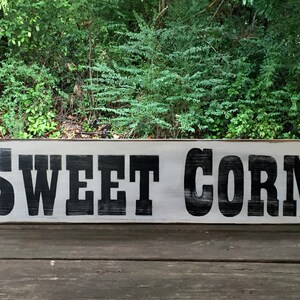 Sweet Corn Wood Sign Sweet Corn Farm Sign Distressed Sweet | Etsy