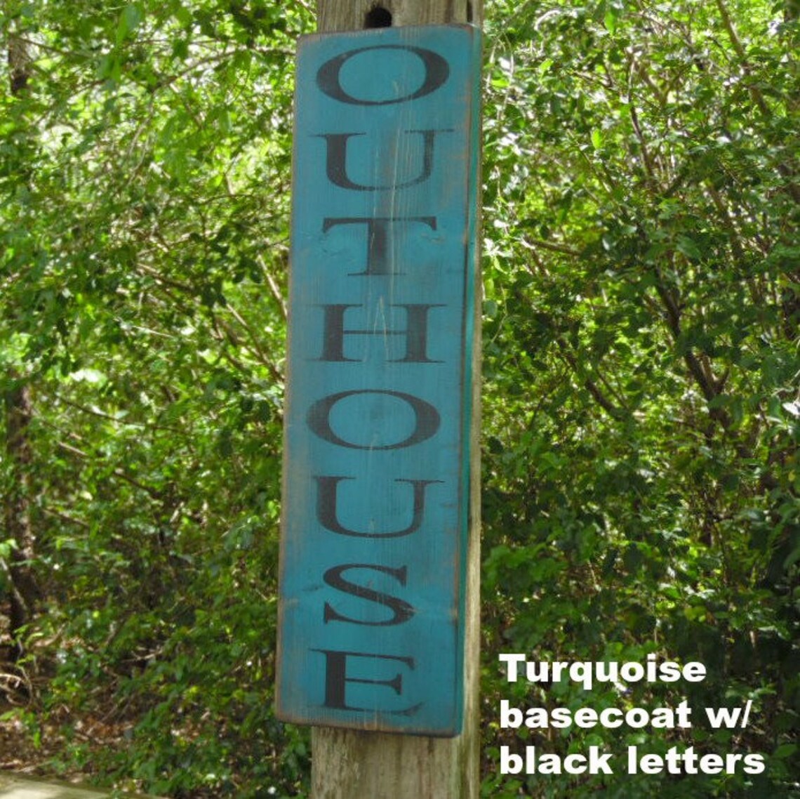 Outhouse Sign Vertical Primitive Outhouse Sign Vintage | Etsy