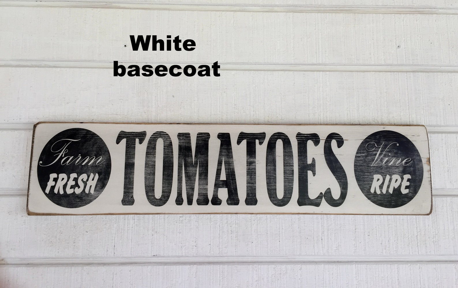 Primitive Signs Farm Fresh Tomatoes Vine Ripe Rustic Tomatoes | Etsy