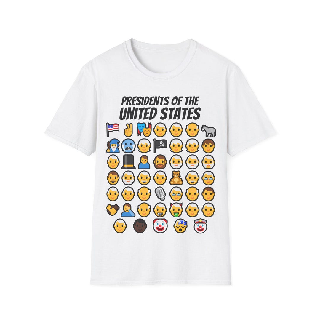 Emoji Presidents Unisex Softstyle T-shirt - Etsy