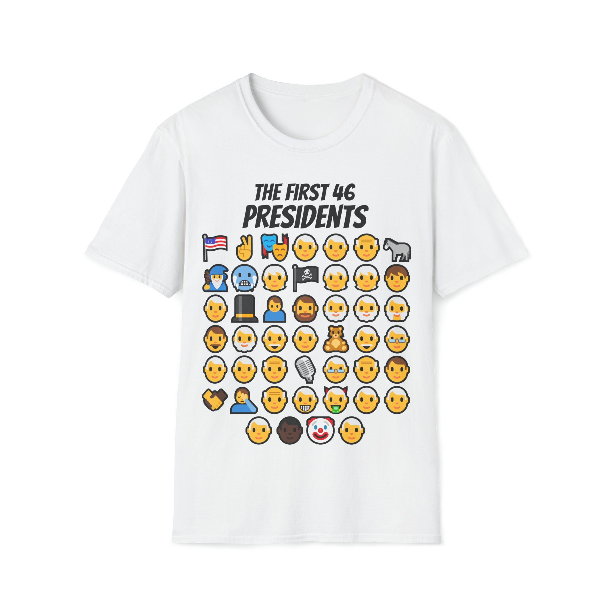 Emoji Presidents Unisex Softstyle T-shirt - Etsy