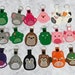 Embroidered Squishy Keychain: Kawaii Animal Key Fob, Backpack Charm - Etsy