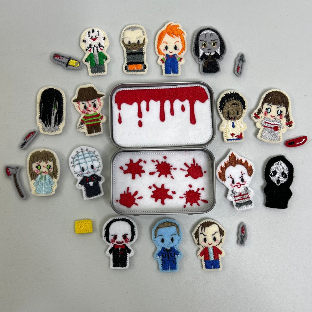 Horror Movie Felt Busy Box: Montessori Travel Toy - Etsy