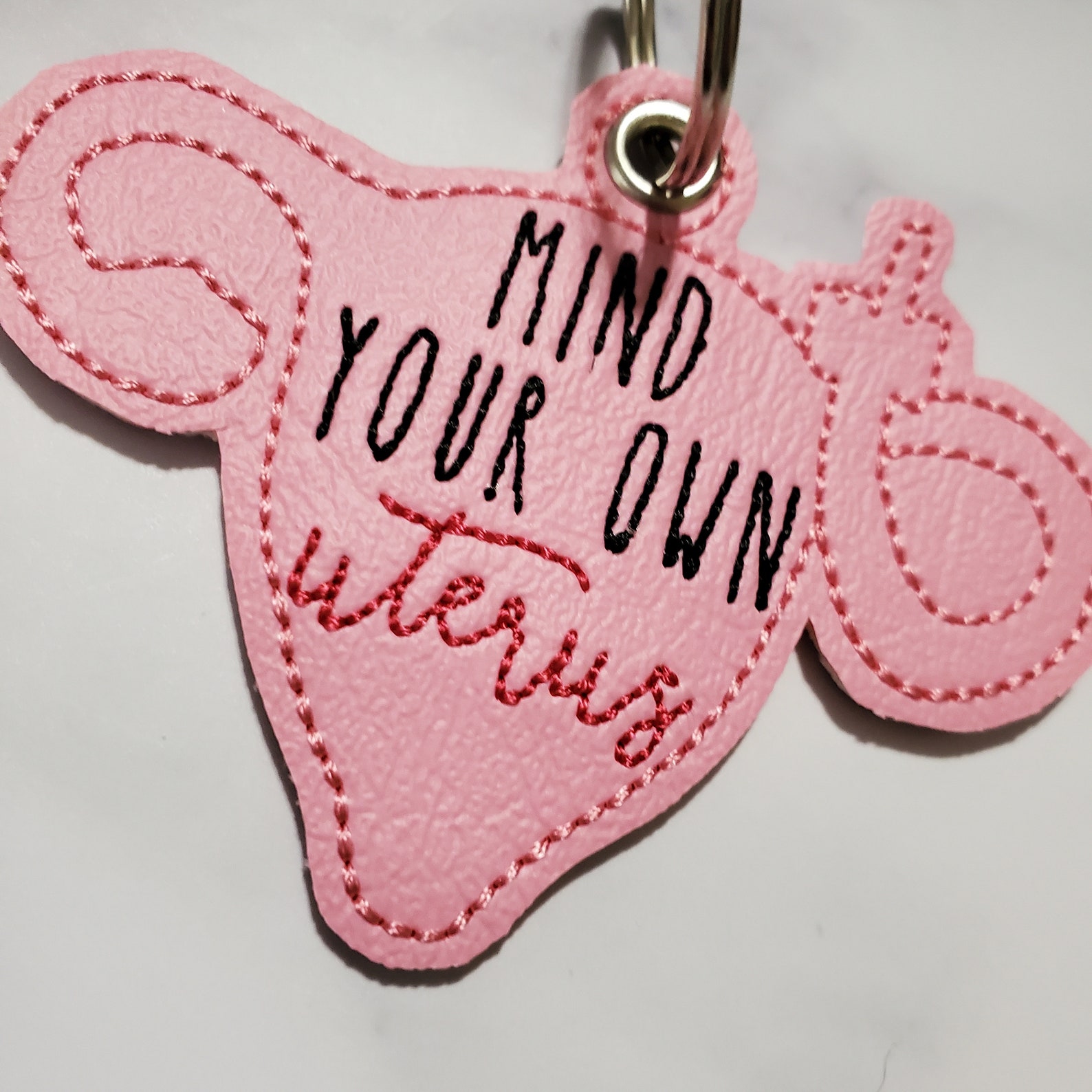 Pro Choice Keychain Uteruses Keychain Mind Your Own Uterus - Etsy