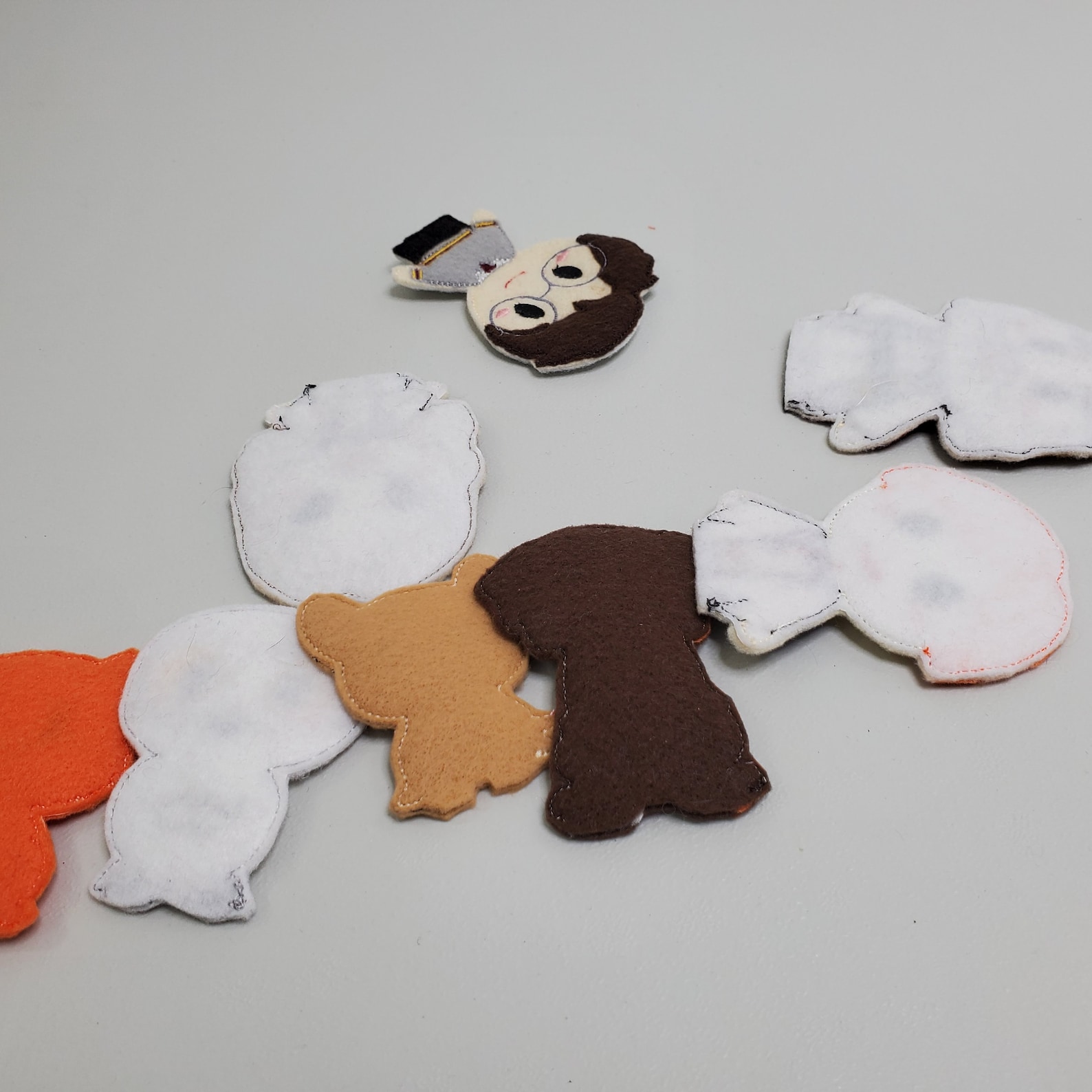 Wizard Felt Finger Puppets: Pretend Play Set - Etsy