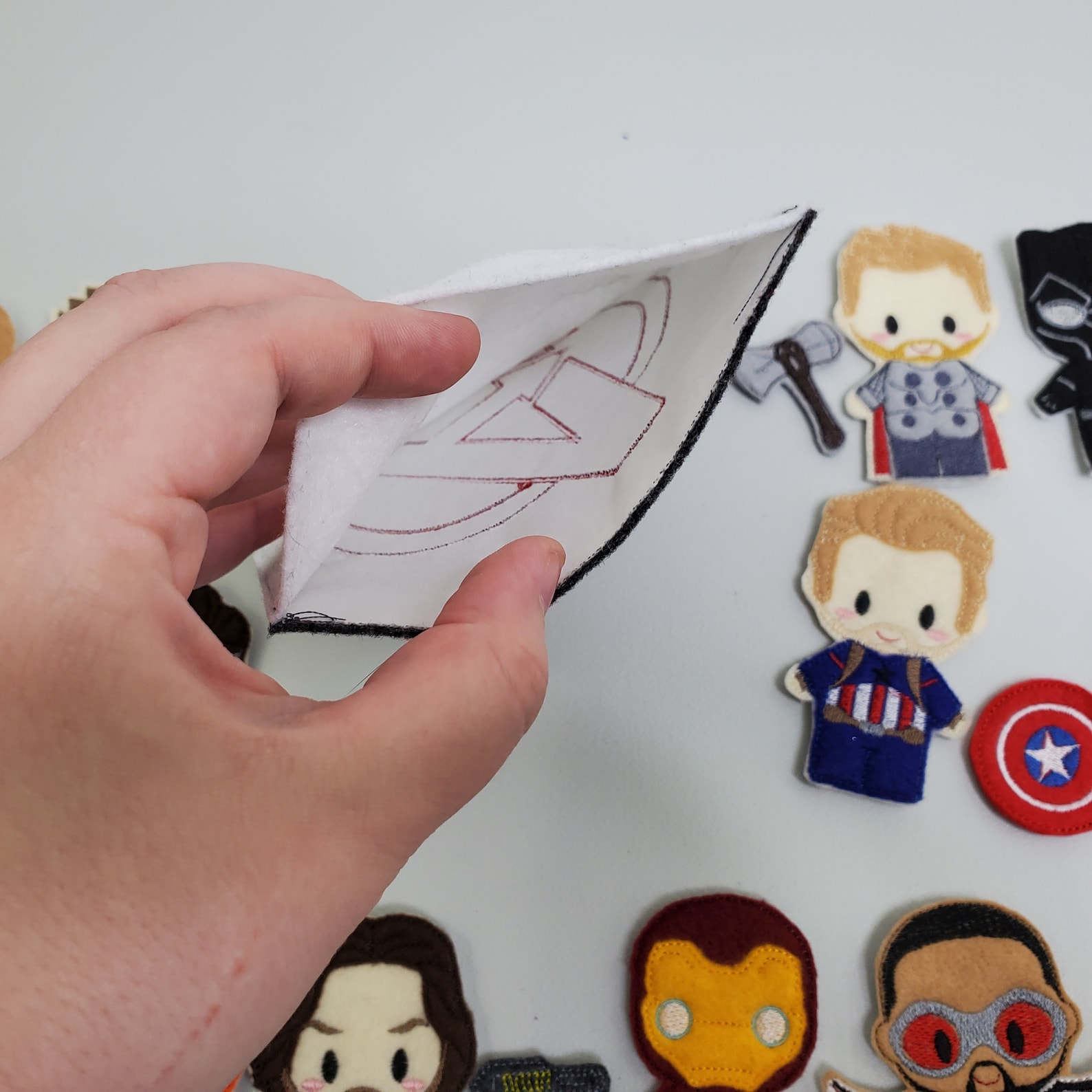 Super Hero Finger Puppets Hero Finger Puppets Super Hero - Etsy