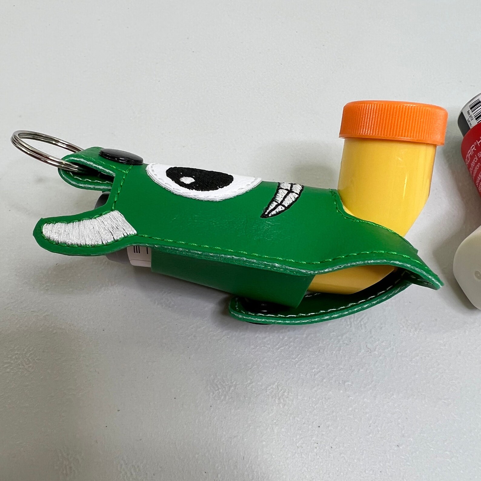 Monster Asthma Inhaler Keychain Holder: Personalized Kids Gift - Etsy