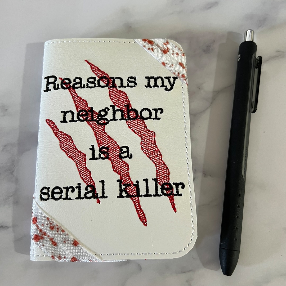 True Crime Notebook, Mini Notebook Cover, Personalized Pocket Journal ...