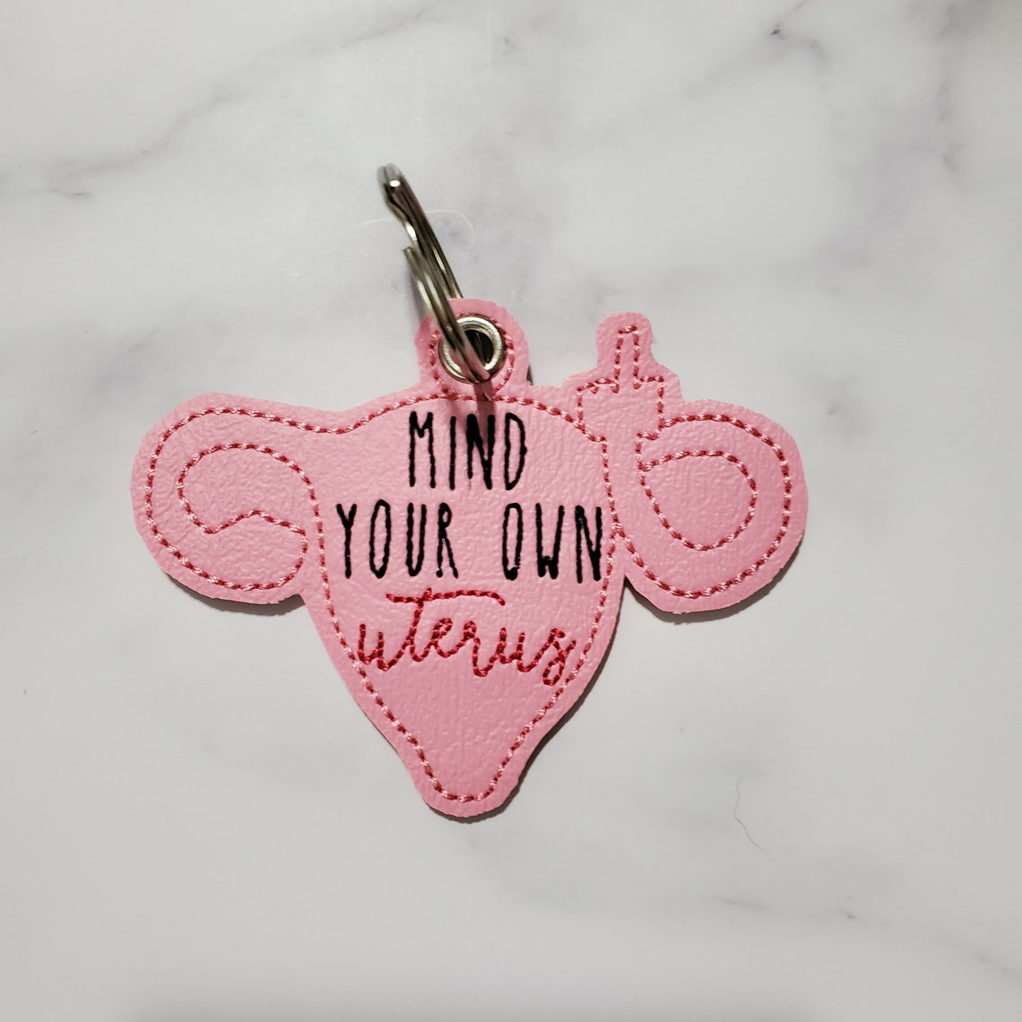 Pro Choice Keychain Uteruses Keychain Mind Your Own Uterus - Etsy