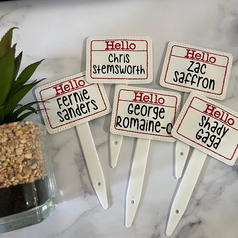 Plant Name Tags - Etsy
