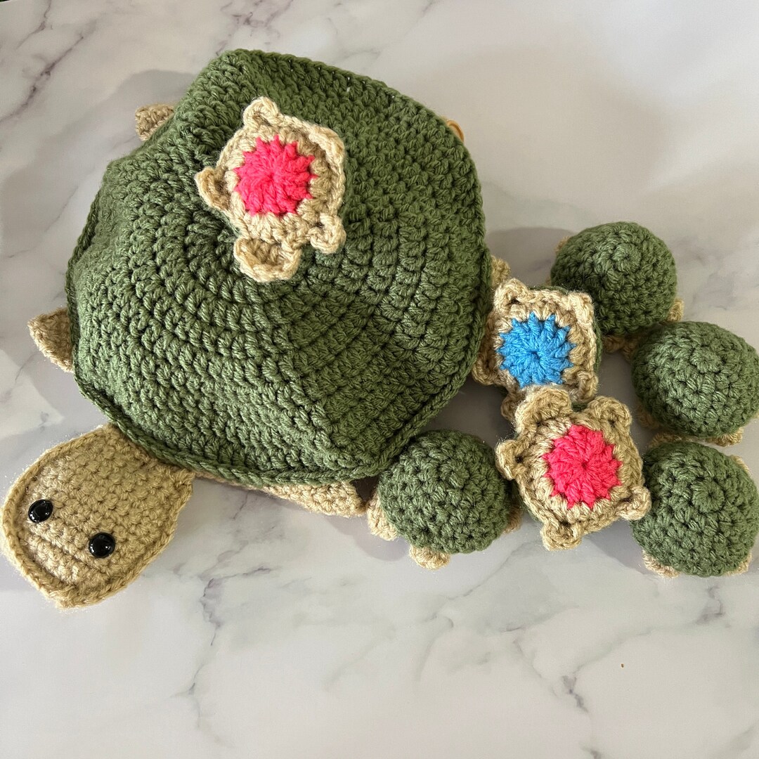 Turtle Memory Game, Montessori Matching Games, Crochet Turtle Matching ...