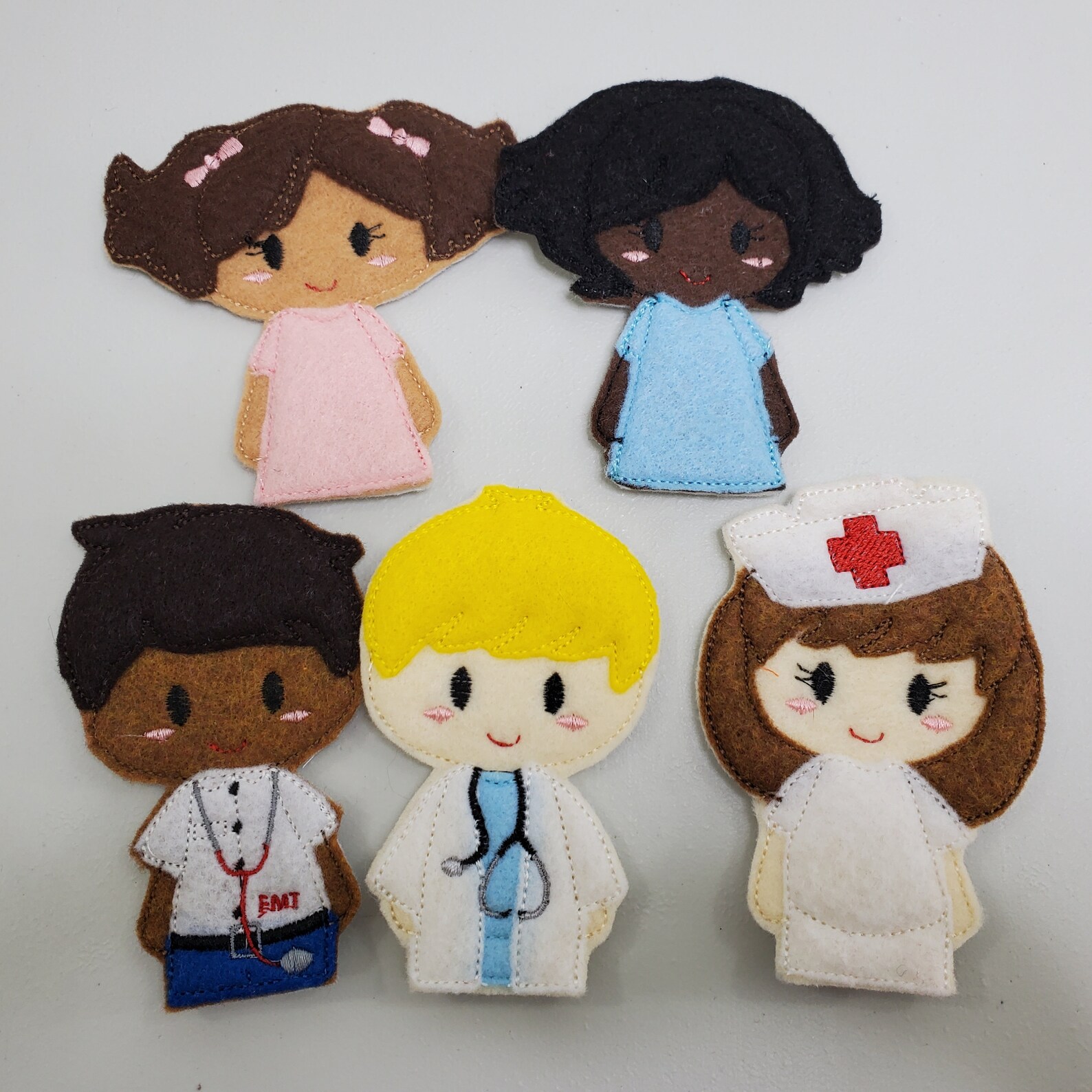 Hospital Finger Puppets Doctor Finger Puppets Finger | Etsy