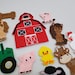 Farm Finger Puppets Farm Animal Puppets Barn Busy Bag Truck - Etsy