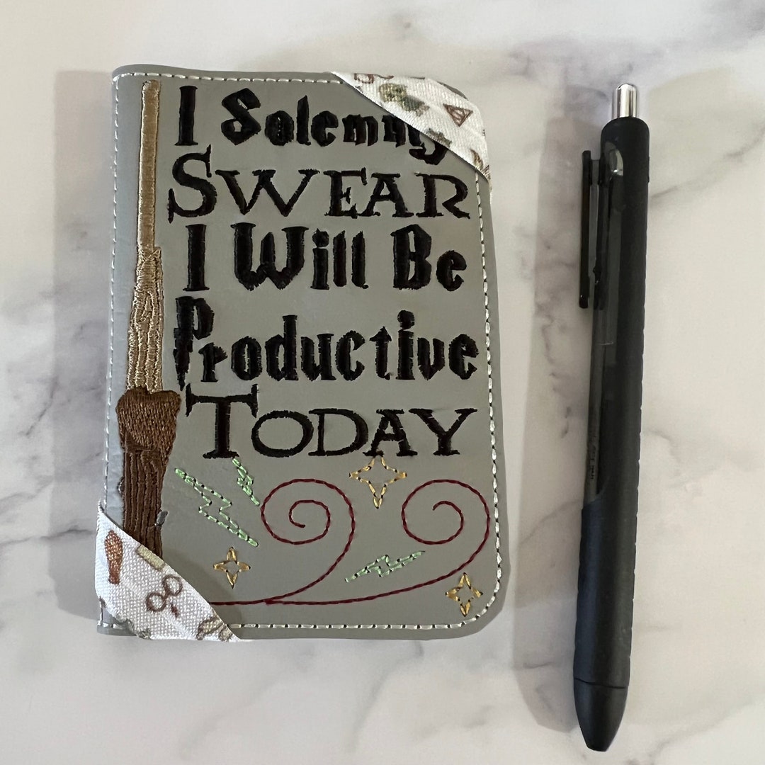 Wizard Notebook, Mini Notebook Cover, Personalized Pocket Journal ...