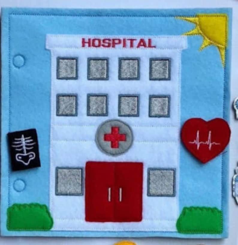 Hospital Finger Puppets Doctor Finger Puppets Finger | Etsy