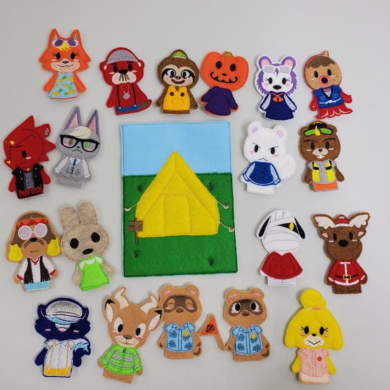 Animal Friends Finger Puppets Animal Finger Puppets Finger - Etsy