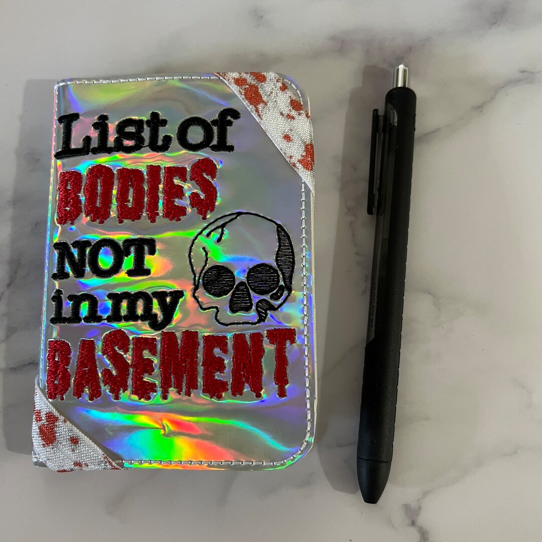 True Crime Notebook Mini Notebook Cover Personalized Pocket - Etsy