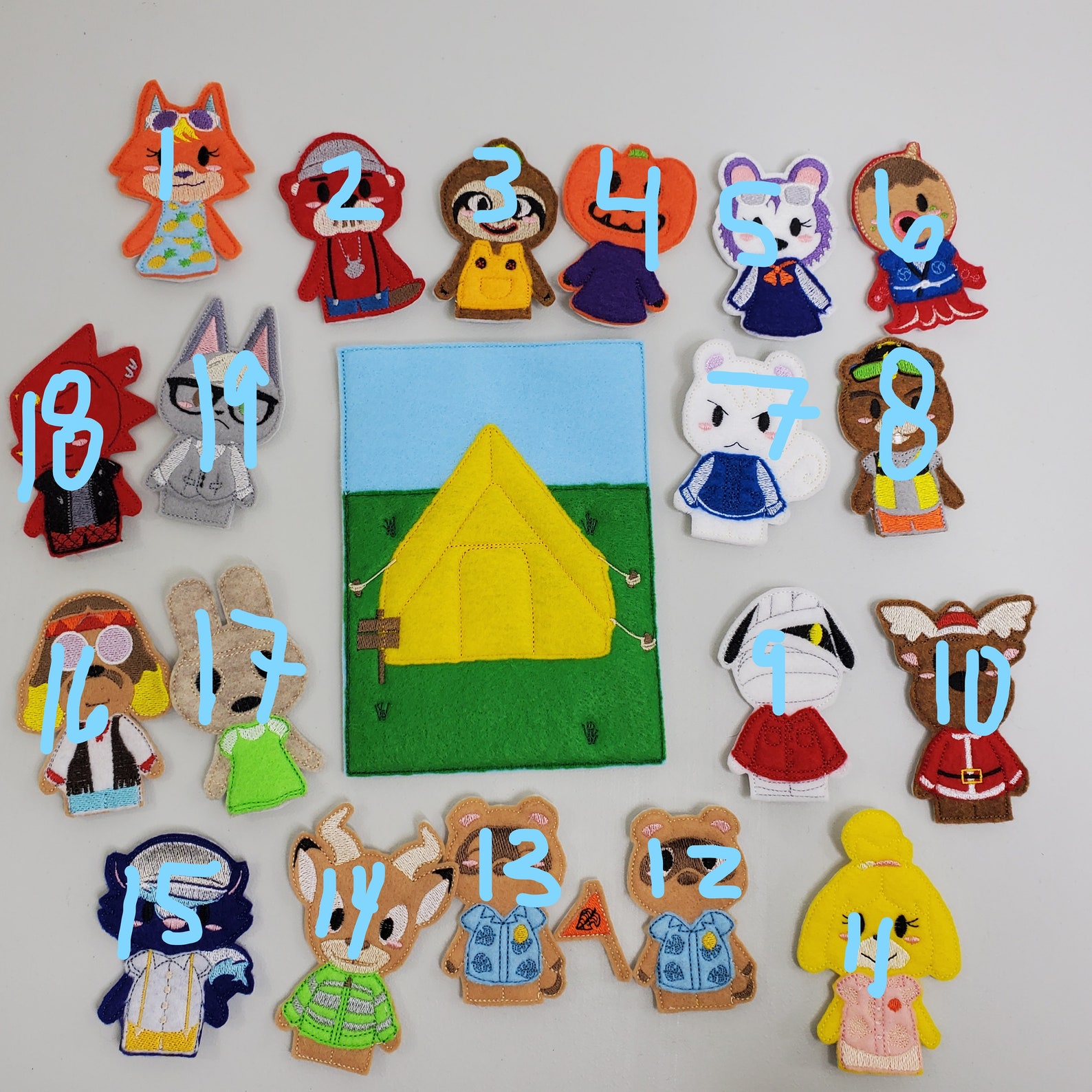 Animal Friends Finger Puppets Animal Finger Puppets Finger - Etsy