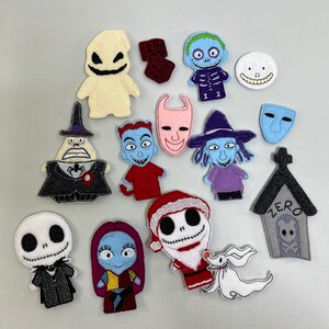 Nightmare Before Christmas Felt Finger Puppets: Montessori Learning Toy ...