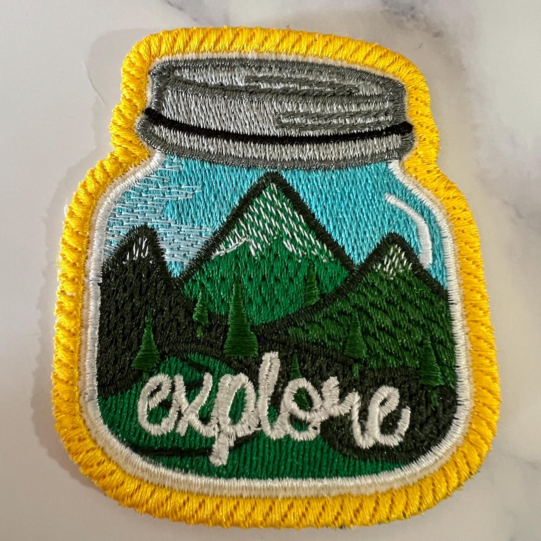 Explore Embroidered Iron on Patch: Nature Travel Hat Patch - Etsy