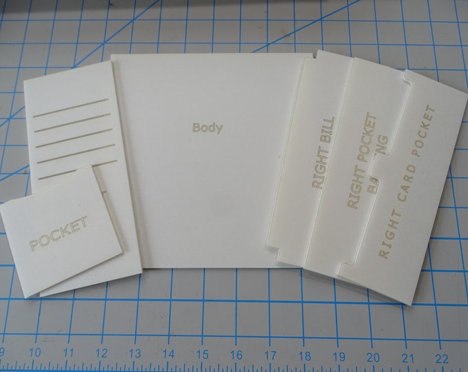 Long Wallet Template, Leather Crafting Template - Etsy