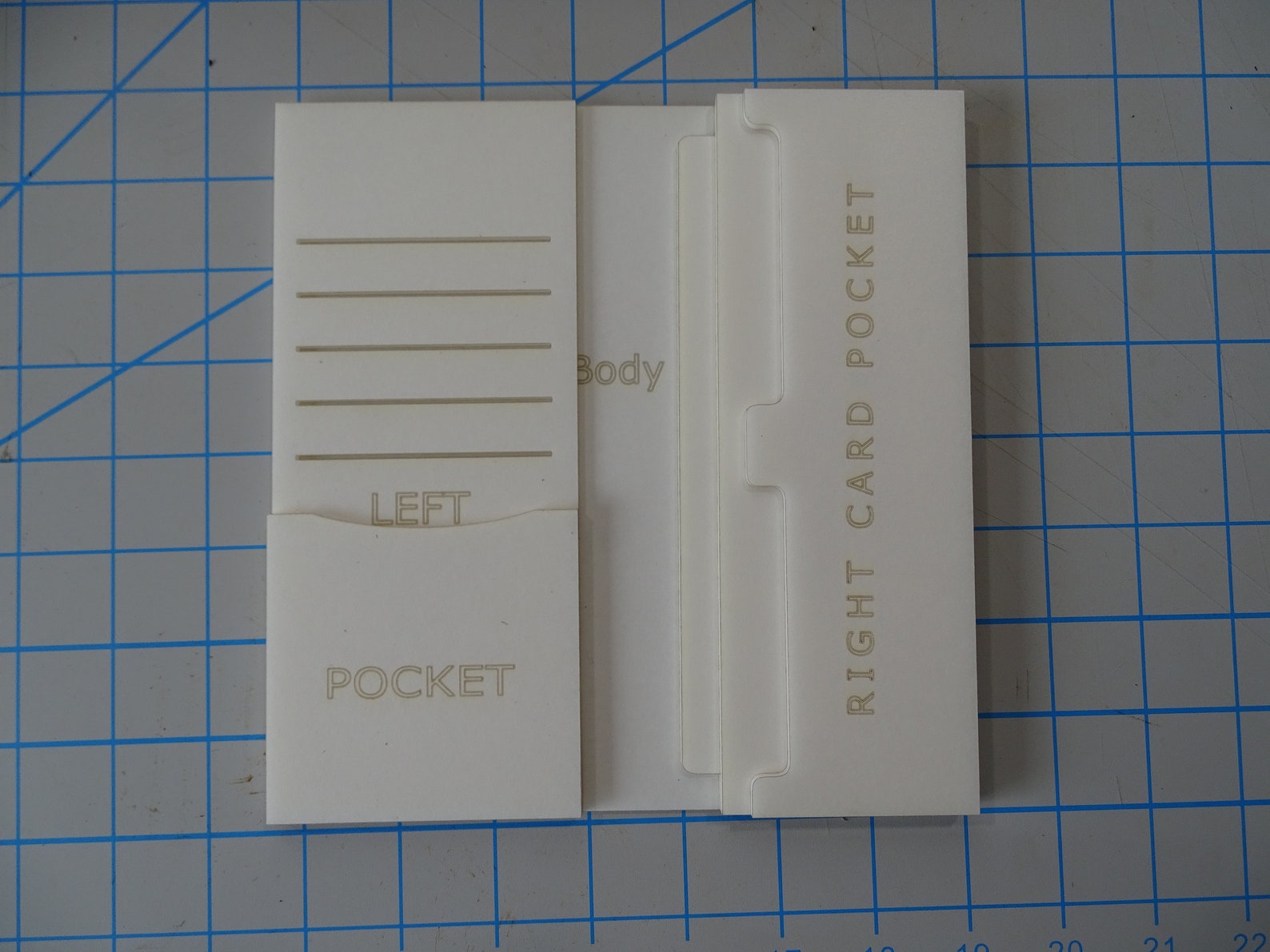 Long Wallet Template, Leather Crafting Template - Etsy