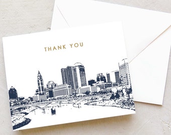 Ohio Thank You Cards - Etsy