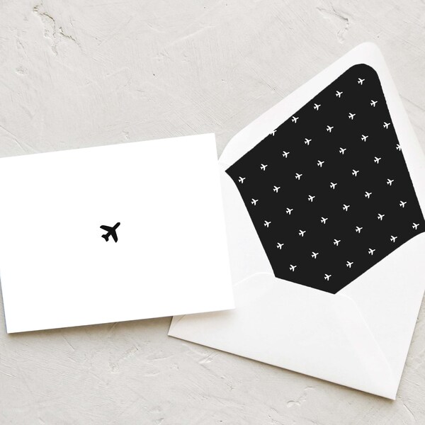 Airplane Card - Etsy