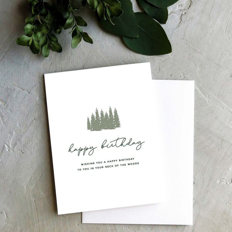 Happy Birthday Birthday Greeting Card Blank Inside - Etsy