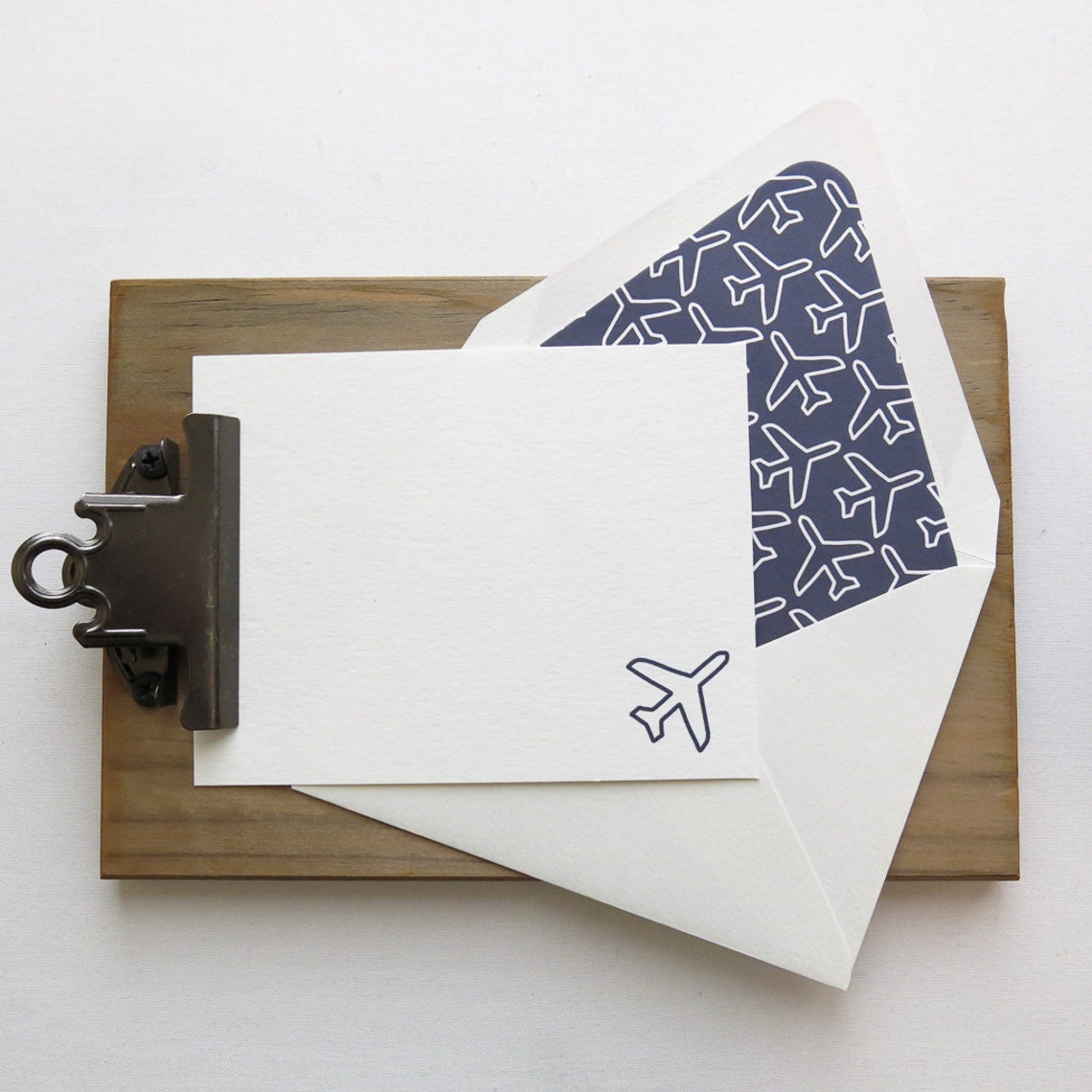 Airplane Note Cards - Traveler Stationery - Pilot Gift - Set of 10 ...