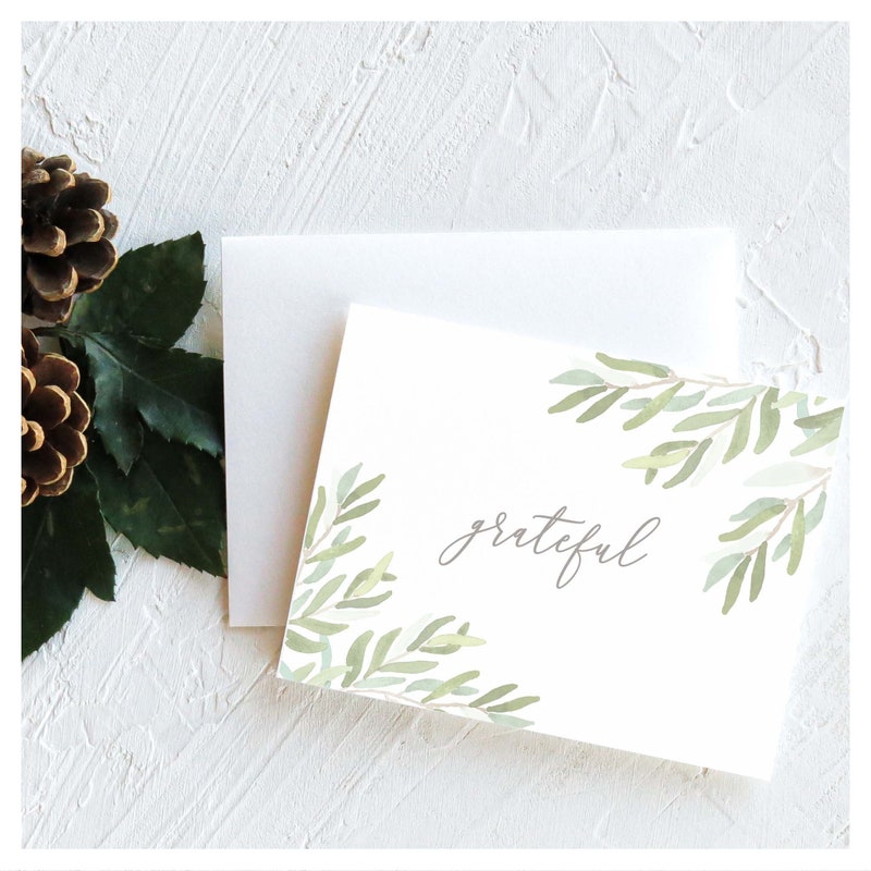 Grateful Card - Etsy